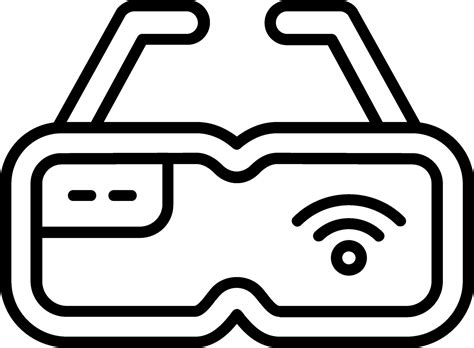Smart Glasses Vector Icon 30974742 Vector Art At Vecteezy