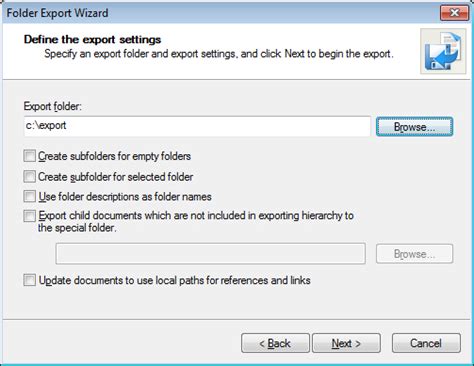 Exporting Documents And Importing Exported Documents Managed Export