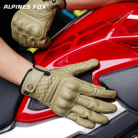 남성용 레트로 가죽 오토바이 장갑 모토크로스 바이커 장갑 모토 라이딩 장갑 빈티지 오토바이 장갑 M Xxl 액세서리 Aliexpress