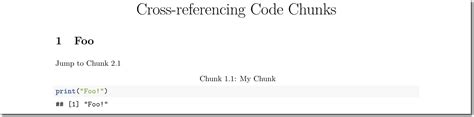 R Does Rmarkdown Allow Captions And References For Code Chunks