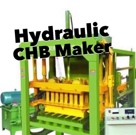 Hydraulic Chb Maker This Fully Automatic Hydraulic Machine Only Produces Industry Standard 8