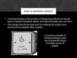 Universal Design PPTX Special Education Education