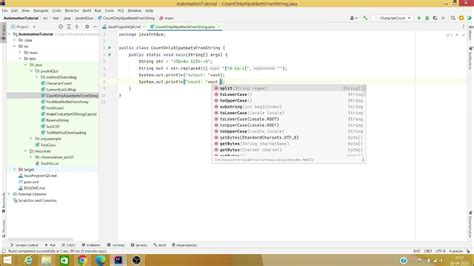 Automation Qa Java Interview Questions Count Only Alphabetsremove