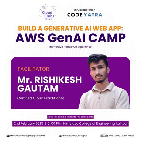 Awsgenai Generativeai Awscloud Cloudclubnepal Aiinnovation