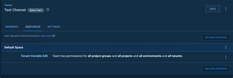 Users Cannot Edit Any Tenant Project Variables Unless They Have Access