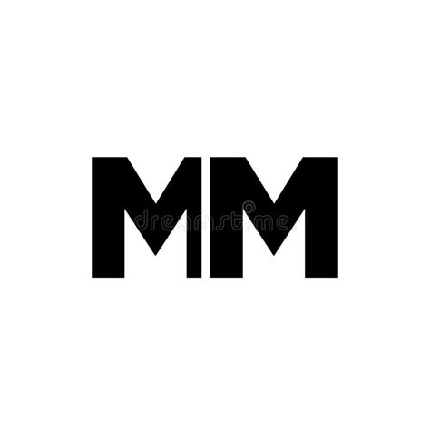 Plantilla De Diseño De Logotipo De Letra M Y M Mm Logotipo Basado En