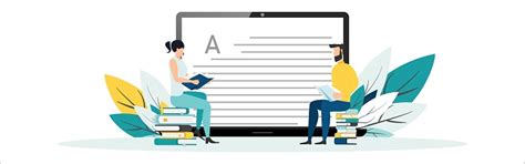 온라인 교육 벡터 일러스트레이션 온라인 과정의 개념 E러닝 디지털 라이브러리 전자 책 온라인 시험 대학에서 시험 및 시험 대학 Ui 배너에 대한 평면 그림입니다 가족에 대한