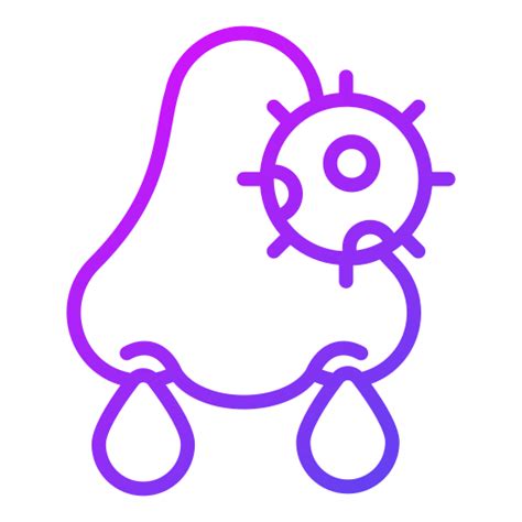 Nose Bleeding Generic Gradient Icon Nose Bleeding Generic Gradient Icon