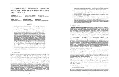 Transformer Based Conditional Generative Adversarial Network For