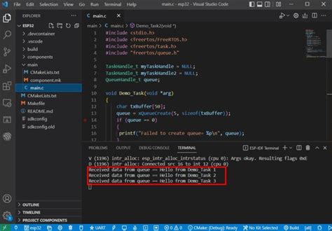 Esp32 Esp Idf Freertos Queue Tutorial
