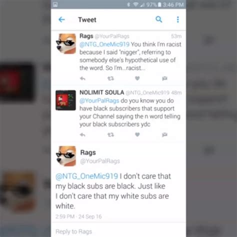 Efap Posting Their Ls On Twitter Reminder Rags Is Fucking Racist