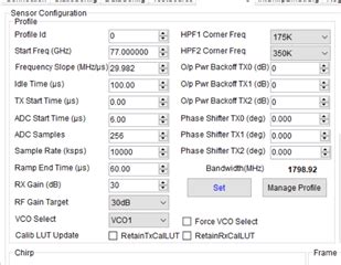 IWR6843AOPEVM TX Beamforming Questions Sensors Forum Sensors TI E2E Support Forums