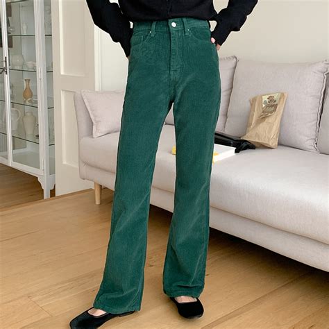 아더먼데이 🔥핏보장🔥고퀄리티 도톰 골덴 부츠컷팬츠 하이웨스트 코듀로이 겨울팬츠 롱다리