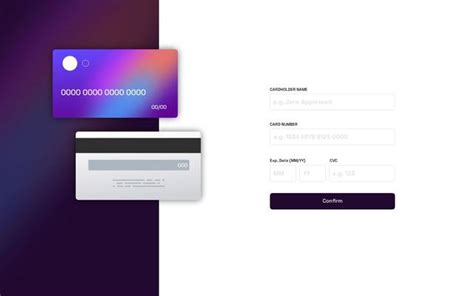 Frontend Mentor Interactive Card Details Form Main With React Coding Challenge Solution