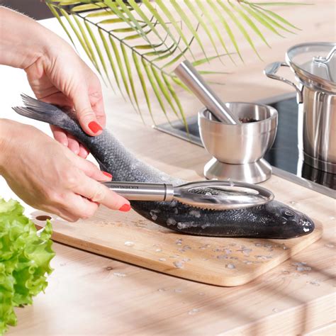 Нож для чистки рыбы 25 см сталь Spiro — купить в интернет магазине Kuchenland Home с