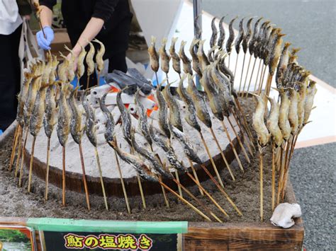 鮎の塩焼き OSAKA STYLE