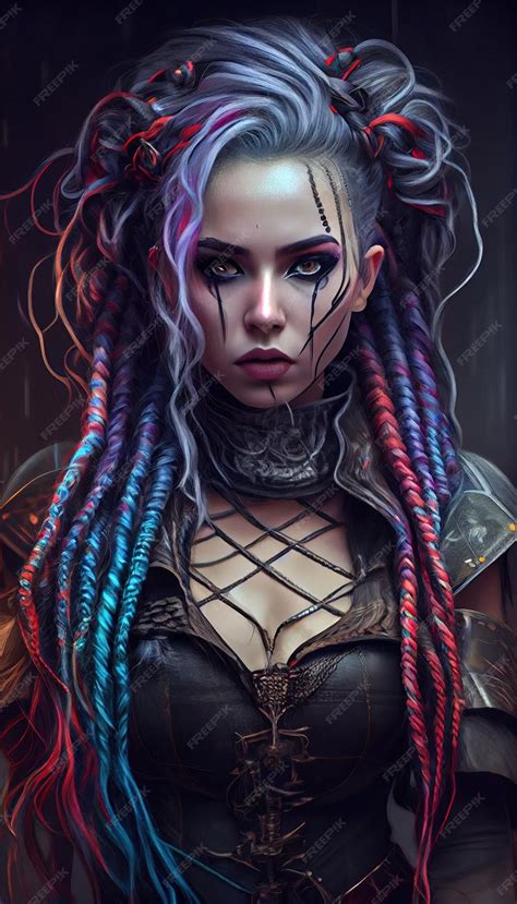 Premium Photo Abstract Portrt Of A Beautiful Fantasy Girl Fashionable