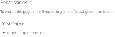 invoke icingacheckupdates how to setup correct permissions service