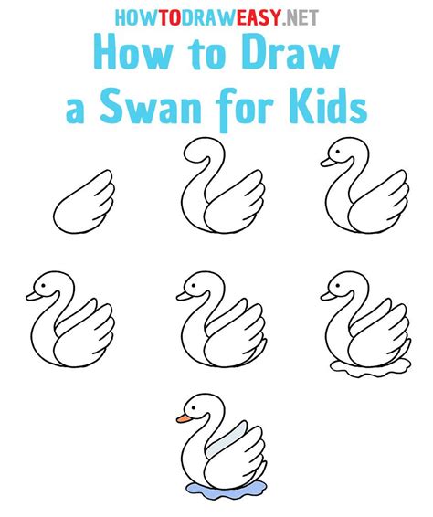 How To Draw A Swan Step By Step Swan SwanDrawing SwanDrawingEasy SwanEasyDrawing