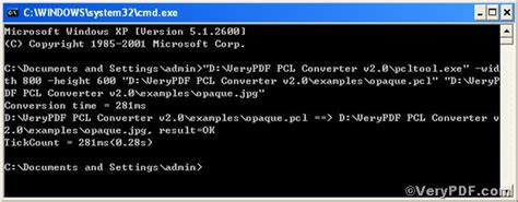 convert pcl to and set page size via command line verypdf