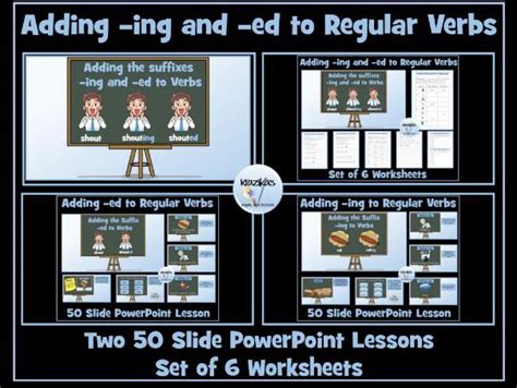 Verbs Adding Ing And Ed To Regular Root Verbs Inspire And Educate By Krazikas