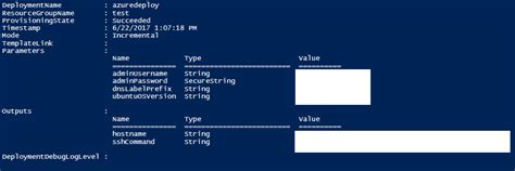 unable to use new azurermresourcegroupdeployment with parameter templateparameterobject · issue