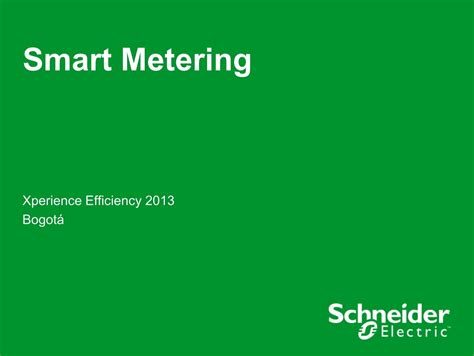 Smart Metering Schneider Electric