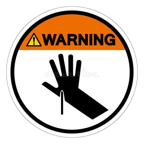 Warning Sharp Point Symbol Sign Vector Illustration Isolate On White