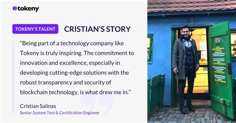 Tokenys Talent Cristian Tokeny