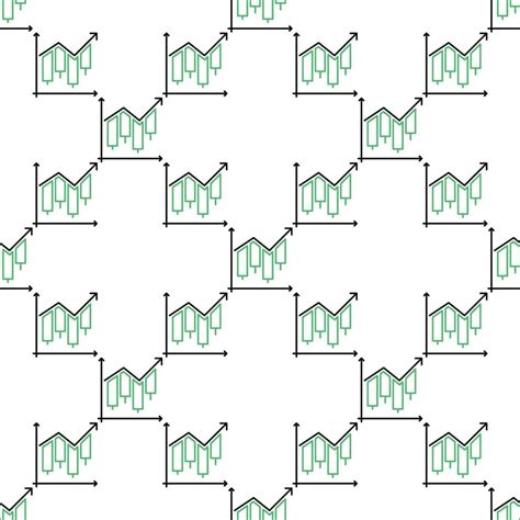 Uprising Candlestick Pattern Electronic Trading Thin Line Seamless
