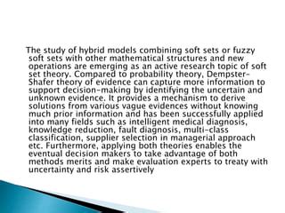 Fuzzy Soft Set Theory PPT
