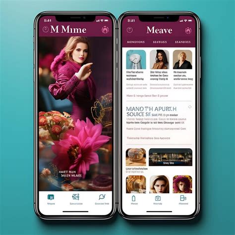 premium ai image mobile app design of news magazine app design