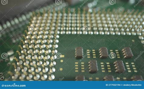 A Computer Processor With Millions Of Connections And Signals Technology Cpu Background Stock