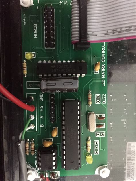 How To Use 74hc245 In P10 Display Displays Arduino Forum