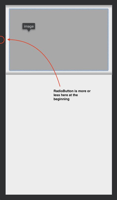 Android Constraintlayout Translationx Animation To Push Right A Radiobutton And An Imageview