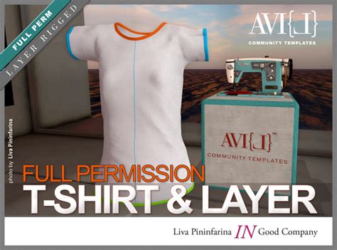 Second Life Marketplace ♥ Avil Fp Basic T Shirt Full Permissions