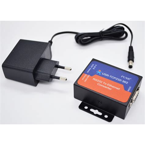 usr tcp232 302 usr iot serial rs232 to ethernet converter 321363