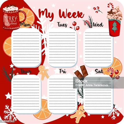 1월 월간 플래너 주간 플래너 습관 추적기 템플릿 및 예시 의제 일정 플래너 체크리스트 불렛 저널 노트북 및 기타 문구류에 대한 템플릿입니다 크리스마스 코코아 테마 메모판에