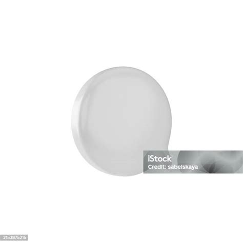 흰색 둥근 메시지 상자 고립된 배경에 있는 3d 벡터의 그림입니다 3차원 형태에 대한 스톡 벡터 아트 및 기타 이미지 3차원 형태 개념 공란 Istock