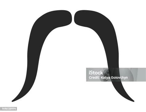 요세미티 샘 콧수염 수염 스타일 남성 일러스트레이션 수염 콧수염 벡터 흑인 남성 패션 템플릿 플랫 이발사 컬렉션 세트입니다 세련된 헤어스타일은 흰색 배경에 윤곽을 분리했다