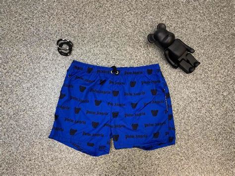 Сині чоловічі пляжні шорти — ціна 420 грн у каталозі Плавки Купити чоловічі речі за доступною