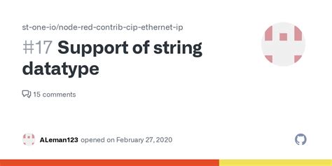 support of string datatype · issue 17 · st one io node red contrib cip