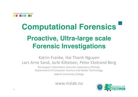 PDF Computational Forensics