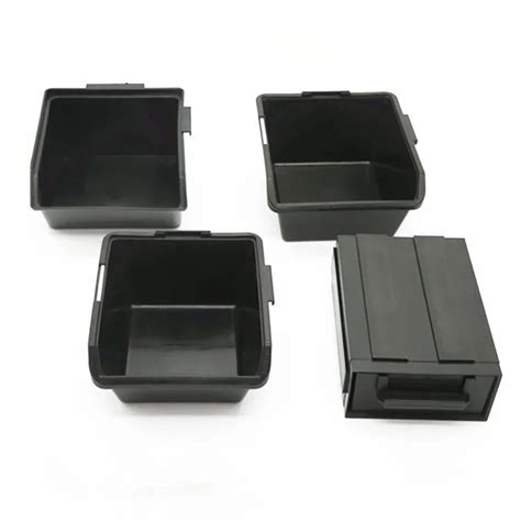 B006 Antistatic Parts Storage Bin Black Pcb Packing Storage Component Box Antistatic Esd