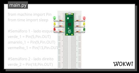 Semáforo De Dois Tempos Wokwi Esp32 Stm32 Arduino Simulator