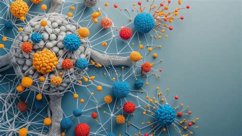 Scientific Network Model Of Molecular Connections Stock Illustration Illustration Of Spheres