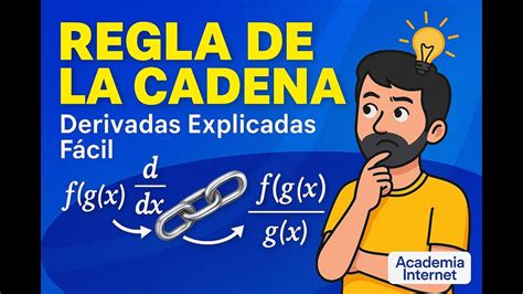 Regla De La Cadena 🧠 Derivadas Explicadas Fácil Paso A Paso ⚡ Youtube