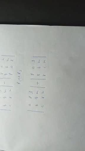 Without Expanding The Determinant Prove That ∣∣ Abc Pqr ℓmn ∣∣ ∣∣ Rqp N