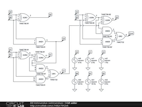 3 Bit Adder CircuitLab