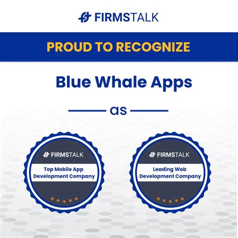 Blue Whale Apps On Linkedin Innovationinaction Techleaders Bluewhaleapps Industryrecognition